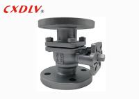 China High Mounting Pad Stainless Steel Flanged Ball Valve DN15-DN200 PN16-PN40 Temperature -20°C to 185°C for sale