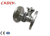 China GB Standard Stainless Steel Ball Valve CF8 CF8M 1/2 to 8 Inch 150LB Flanged Full Port for sale