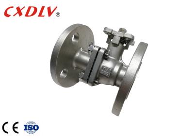 China GB Standard Stainless Steel Ball Valve CF8 CF8M 1/2 to 8 Inch 150LB Flanged Full Port for sale