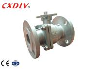 China JIS 10K SCS13A Floating Full Port Flanged 2PC Ball Valve with Solid Ball - DN15 to DN200 Size Range, -20°C to 185°C Temperature for sale