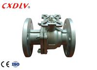 China JIS 10K SCS13A Floating Full Port Flanged 2PC Ball Valve with Solid Ball - DN15 to DN200 Size Range, -20°C to 185°C Temperature for sale
