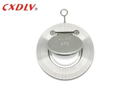 China Stainless Steel CF8 PN16 Single Swing Spring Wafer Check Valve - DN100-200, -29℃~180℃ Temperature Range for sale