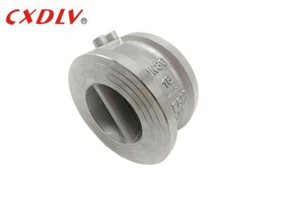 China DN80 CF8M Dual Plate Check Valve PN16 Pressure Rating with 73mm Length and 142mm Diameter for sale