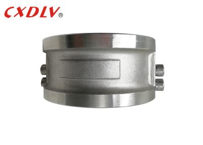 China Stainless Carbon Steel Dual Plate Check Valve DN50-600 PN16 Pressure Rating Metal Hinged Wafer Style for sale