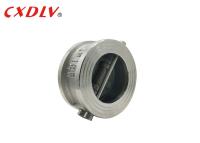 China SS316 SS304 Wafer Type Dual Plate Check Valve PN16 DN100-200mm for Water Treatment and Industrial Pipelines for sale