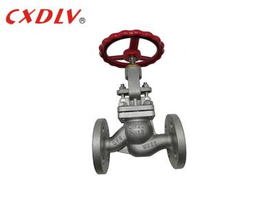 China Flanged End Connection Manual Operated PN16 Stop Globe Valve - DN80 to DN100 Size Range with 350mm Length for sale