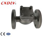 China PN16 PTFE Seat Ring CF8 Flap Flanged Check Valve 1-2.5 Inch Size Range with API6D Certification for sale