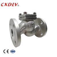 China ANSI Flanged Lift Type Check Valve Casting Steel 25-50mm DN Size Range with 160-230mm Length for sale