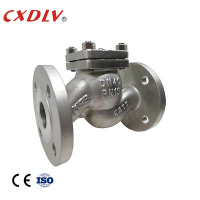 China ANSI Flanged Lift Type Check Valve Casting Steel 25-50mm DN Size Range with 160-230mm Length for sale