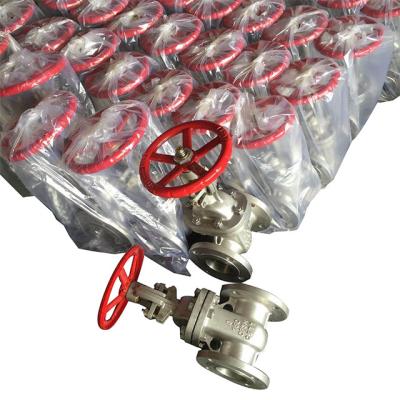China Stainless Steel Handle Operated Flanged Gate Valve 1/2