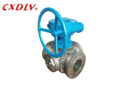 China 2 Way Stainless Steel Ball Valve CF8M DN65 Flange Connection with ISO5211 Pad - PN16 to PN63 Pressure Rating for sale