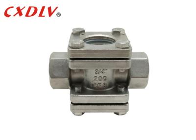 China Investment Casting Sight Glass Flow Indicator Screw Ends DN15 DN25 for sale