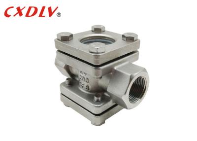 China Plain Threaded 3/4 Inch Flow Indicator PN16 Flanged Sight Glass for Pipeline Observation for sale