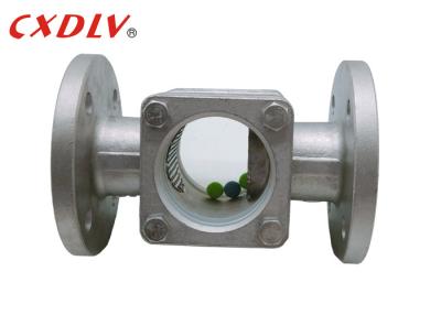 China ANSI CF8 Straight Through Flanged Sight Glass With Balls Inside for sale
