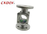 China ANSI CF8 Straight Through Flanged Sight Glass With Balls Inside for sale