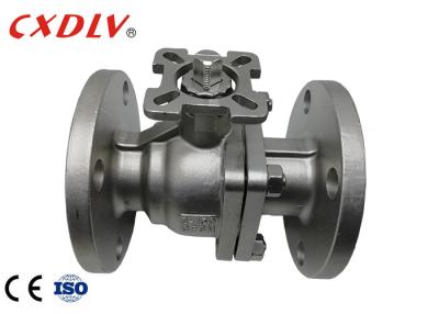 China CF3M ANSI150 Stainless Steel Ball Valve 2-Piece Full Port with ISO5211 Top - 1/2