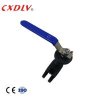 China Wafer Type Extend Stem WCB Ball Valve Reduced Bore DN15-DN200 1.6-4.0MPa for sale