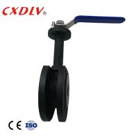 China PN16 Floating Ball Valve Lever Operation Flange Connection for sale