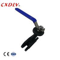 China PPL Seat Flanged End Ball Valve Lever Operation Extended Stem DN15 DN200 1.6 4.0 MPa for sale