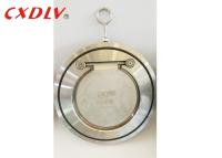 China CF8 Soft NBR Seat Wafer Swing Check Valve 1.5-16 Inch ANSI 150LB Zero Leakage for sale