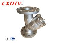 China Duplex Stainless Steel Y Strainer Valve CF8/CF8M DN 100 Flange Connection with PN1.6-6.4 Pressure Rating for sale