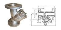 China Stainless Steel Y-Strainer Flanged End CF8/CF8M DN 100 with PN1.6-6.4 Pressure Rating for sale