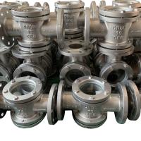 China Valve Flange Sight Glass Ends SS304 Swing Type Pyrex With Flapper for sale