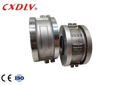China DN150 Dual Plate Wafer Check Valve with EPDM Seat - 76mm Length, 218mm Diameter - Industrial Non-Return Valve for sale