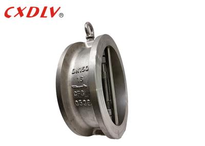 China 1.4308 PN16 Dual Plate Check Valve Wafer Butterfly One Way Valve - DN50 to DN80 Sizes - ASME B16.34 Rated for sale