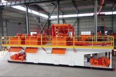 China 100m³ Oil Rig Mud System , Mud Tank System With High Effective Capacity for sale