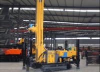 China Crawler Mounted Water Well Drilling Rig 180m DTH for Rocky Terrain 4500kg for sale