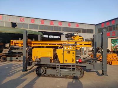 China 260m Depth Tractor Water Well Drilling Rig 77kw Diesel Engine Crawler for sale