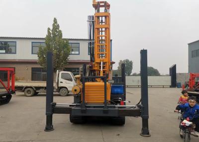 China 260m Pneumatic Crawler Mounted Water Well Drilling Rig 85kW DTH Hammer for sale