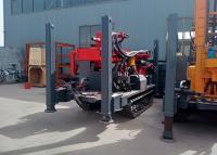 China ST 200 Pneumatic Water Well Drilling Rig 200m Depth 7500Nm Rotary Rock Strata for sale