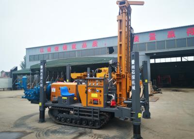 China Steel Crawler Pneumatic DTH Drilling Rig 350m Depth 152-305mm Borehole for sale