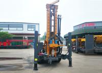 China Steel Crawler Pneumatic DTH Drilling Rig 350m Depth 152-305mm Borehole for sale