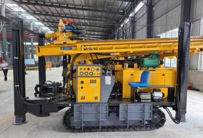 China Depth 450 Meter Pneumatic Drilling Rig Crawler Rotary Water Well Machine for sale