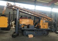 China 260m Pneumatic Crawler Mounted Water Well Drilling Rig 85kW DTH Hammer for sale