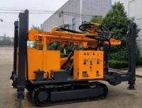 China Water Borehole Diesel Engine Crawler Mounted Drill Rig 260 Meters Deep Blasting for sale