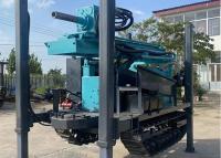 China 260m Large Pneumatic Crawler Mounted  Drilling Rig 77kw For Water Well Drilling Work for sale