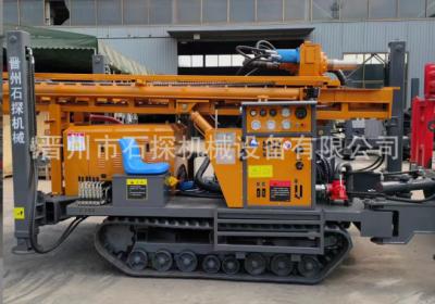 China DTH Water Well Drilling Rig 350m Depth 260mm Dia Pneumatic Groundwater Drilling Machine for sale
