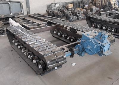 China 1.5T Customizable Crawler Track Undercarriage 2400×1100×1400mm for Construction Equipment with 35° Slope Capability for sale