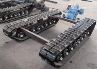 China 1.5T Customizable Crawler Track Undercarriage 2400×1100×1400mm for Construction Equipment with 35° Slope Capability for sale