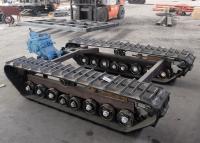 China 720mm Width Steel Rubber Crawler Track Undercarriage 1.5T Capacity with 35° Slope Angle for Construction Equipment for sale