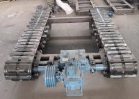 China 720mm Width Steel Rubber Crawler Track Undercarriage 1.5T Capacity with 35° Slope Angle for Construction Equipment for sale