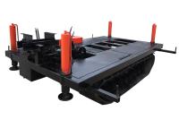 China 1.5MT Rubber Crawler Track Undercarriage for Borewell Machines - 1500mm Track Length, 35° Slope Capability for sale