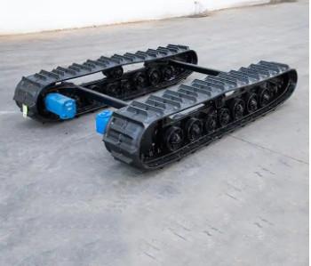 China High Durable Rubber/Steel Crawler Track Undercarriage 5-10 MT Load Capacity 2400x1100x1400mm Size for sale