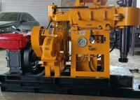 China 100 Meters Core Sample SPT Soil Test Drilling Machine With 18 HP Diesel Engine for sale