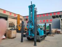 China Efficient Hydraulic Crawler Mounted Drill Rig 17/18 Air Compressor 120-200mm Hole Drilling Depth for sale