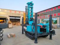 China ST 200 Pneumatic Water Well Drilling Rig - 200m Depth, 85Kw Engine for Large Borehole Operations for sale